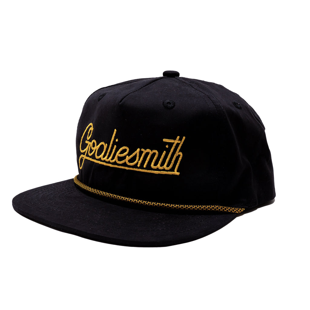 Black & Gold - Rope Hat – Goaliesmith